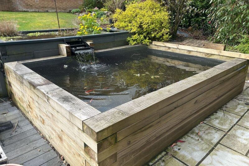 Railway Sleeper Ponds | Pond Builds by Ponds Northwest